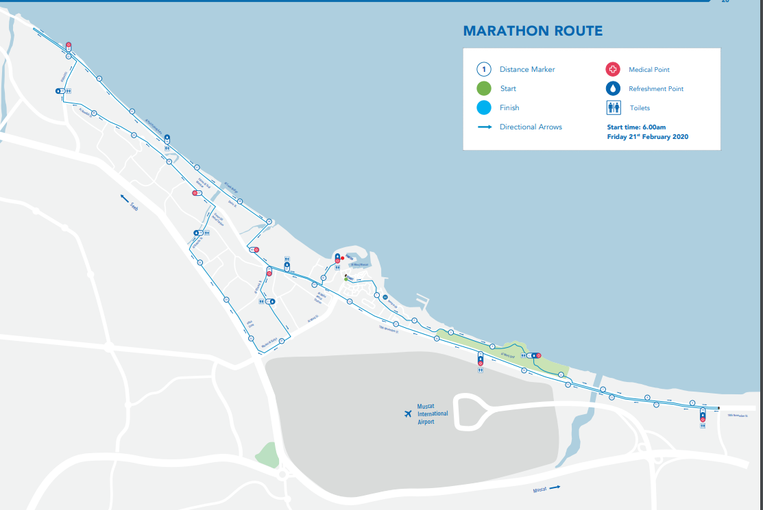 Muscat Marathon - Al Mouj 2022 - Shukran Oman